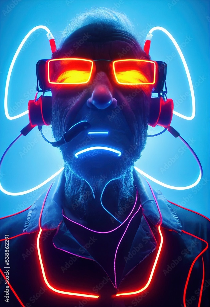 A fictional person, not based on a real person. A portrait of a ...