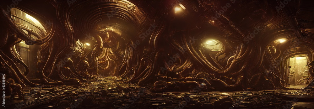 Extraterrestrial alien spaceship xenomorphs of extraterrestrial origin ...