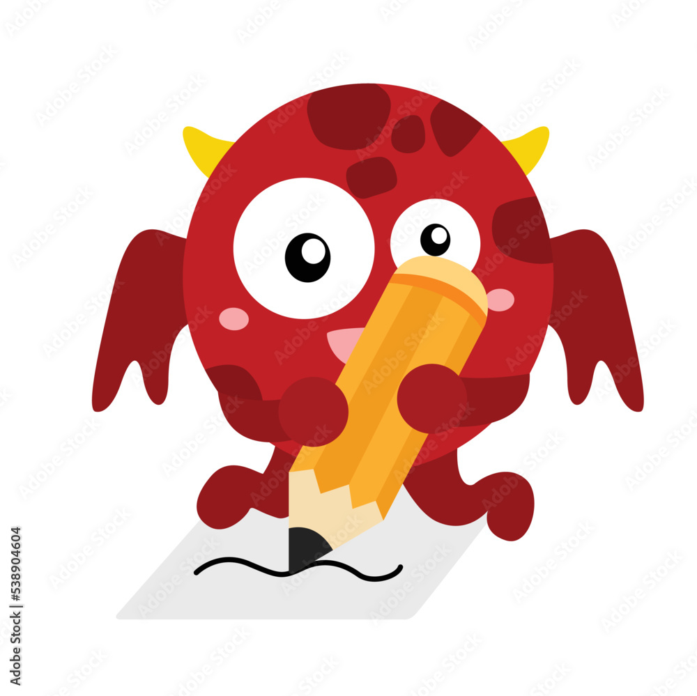 School Monster Clipart
