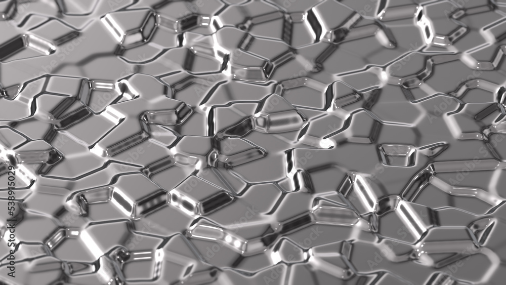melting silver tile background 3d rendering Stock Illustration | Adobe ...