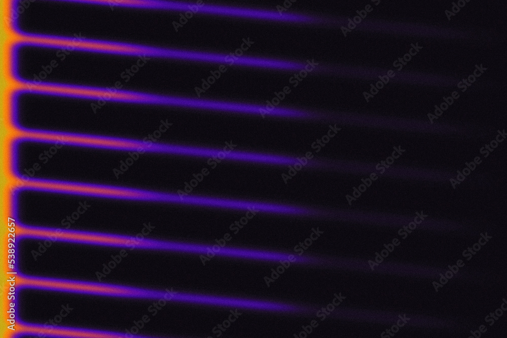 Abstract Gradient With Thermal Heatmap Effect And Grain Texture Futuristic Background Stock