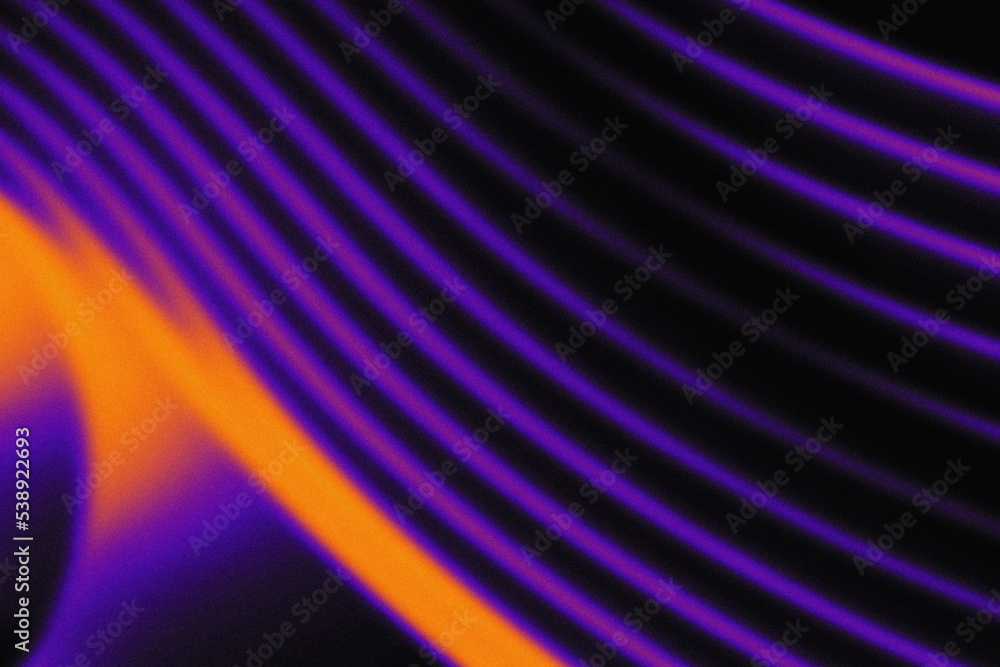 Abstract Gradient With Thermal Heatmap Effect And Grain Texture Futuristic Background Stock