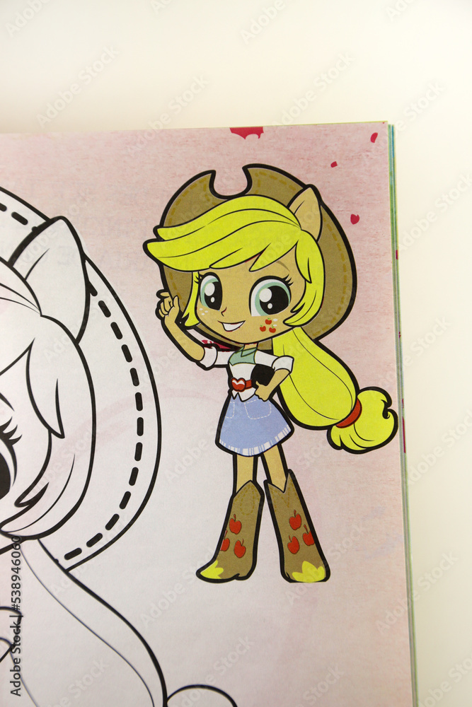Applejack. Apple Jack. Magazine with the characters of Equestria Girls ...