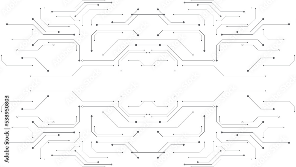 Gray and white technology background image Line design for ...