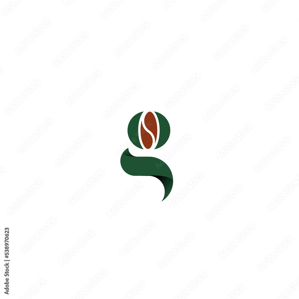 Logo letter G coffee Stock Vector | Adobe Stock