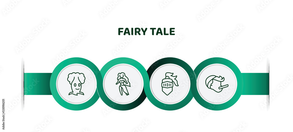 editable thin line icons with infographic template. infographic for ...