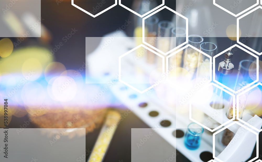 Research Analyzing Agricultural Grains And seeds In The Laboratory ...