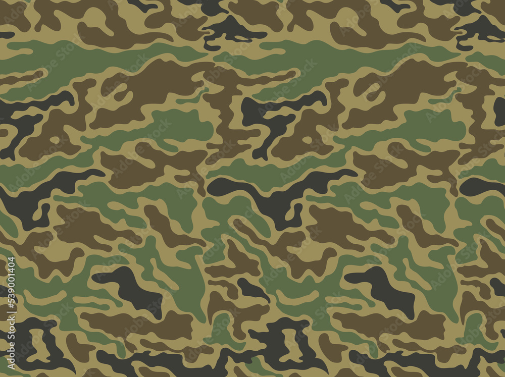 Army camouflage pattern vector texture seamless modern background for ...