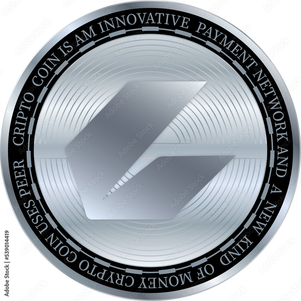 ceek vr-ceek virtual currency logo. png drawings. 3d illustrations ...