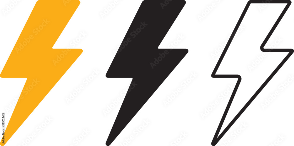 Bolt Lightning Flash Icons Flash Icons Collection Flash Lightning Bolt Icon With Thunder Bolt