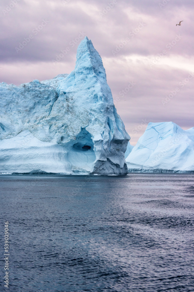 Giant iceberg floating in Ilulissat Icefjord in Greenland Stock Photo | Adobe Stock