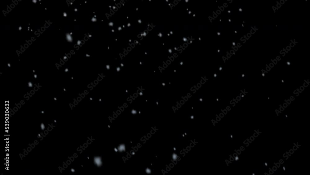 Snowfall concept.Winter Snow, Falling snow animation isolated by the ...