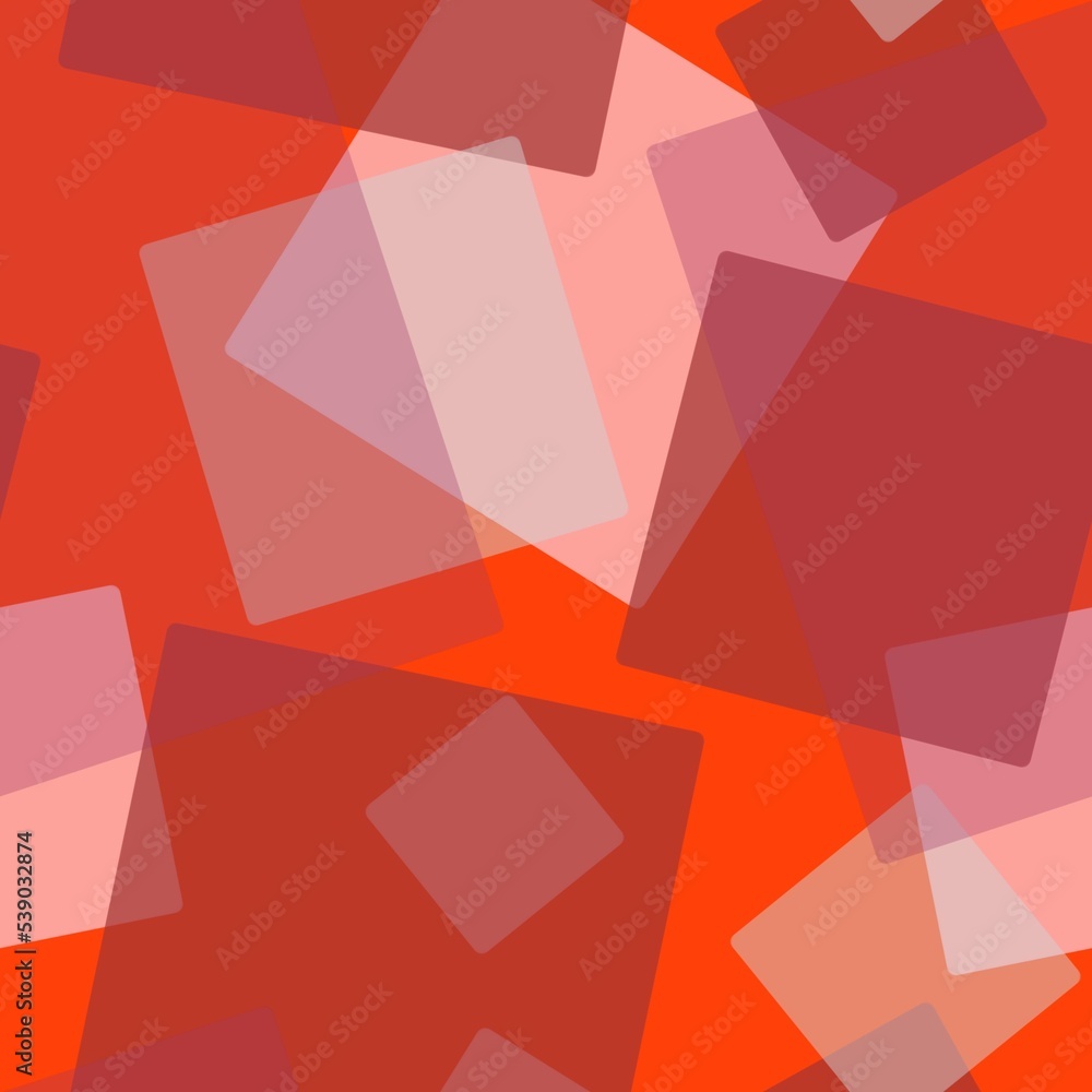 Abstract seamless pattern of randomly arranged overlapping transparent ...