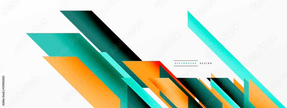 Dynamic lines background. Wallpaper for concept of AI technology ...