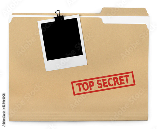 Top Secret Folder Template