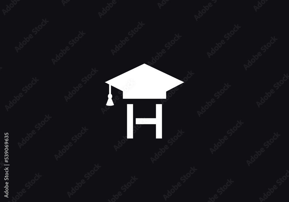 Educational sign and graduation cap logo design image study cap logo ...