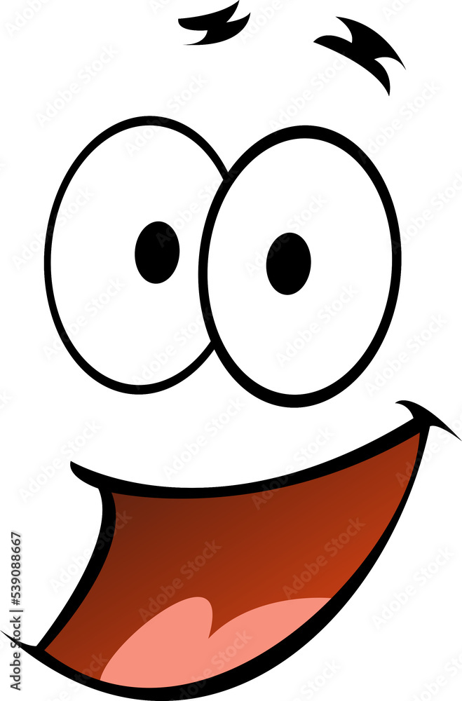 Patrick Star happy eyes Stock Illustration | Adobe Stock
