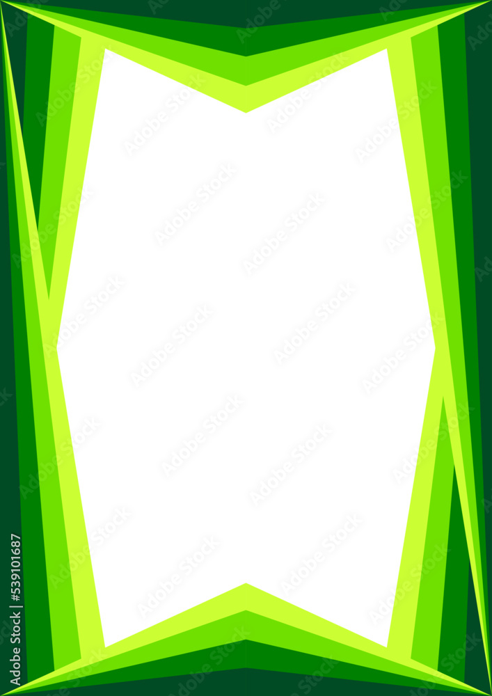 Dark green and lime Color border for A4 size design. Ideal border for ...