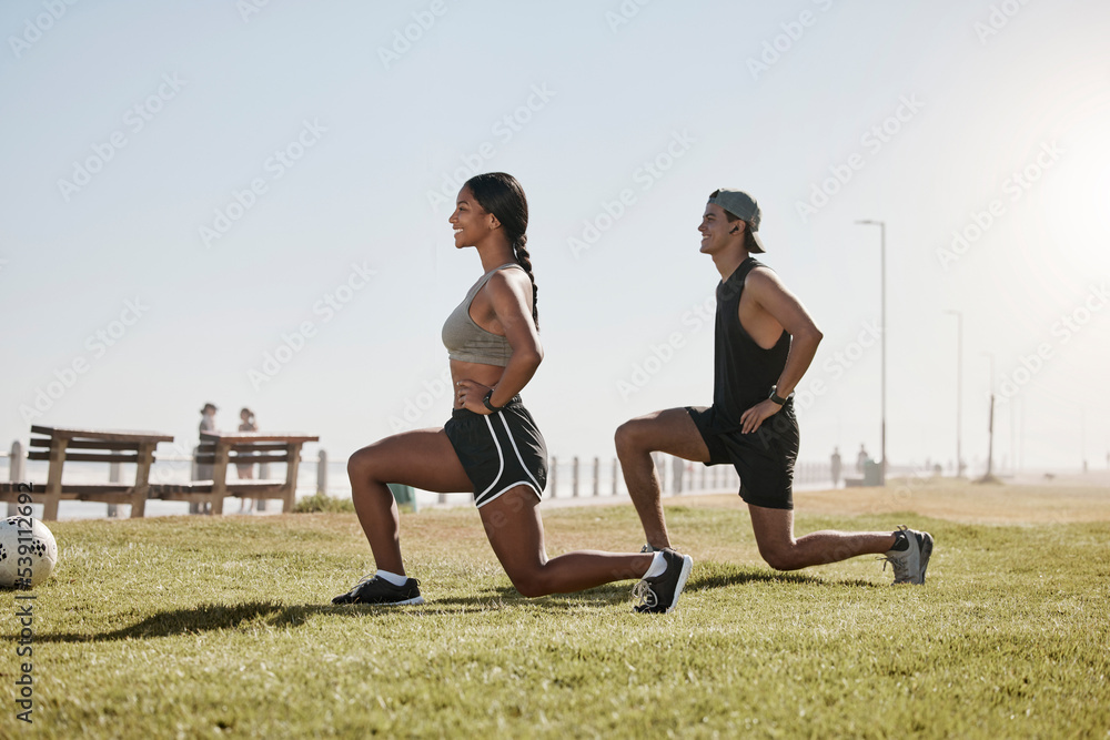 Two People Working Out Together
