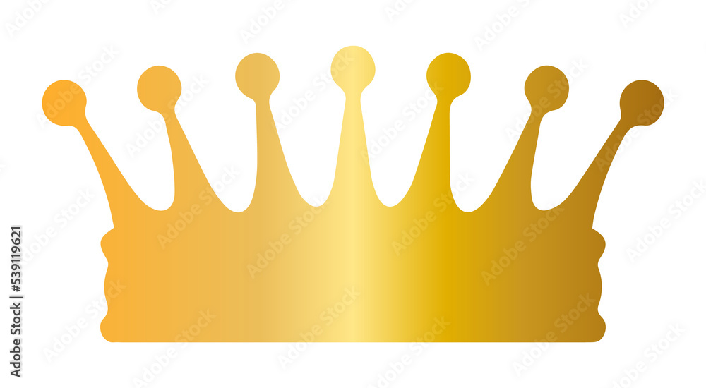 Golden crown PNG Transparent Image. Stock Illustration | Adobe Stock