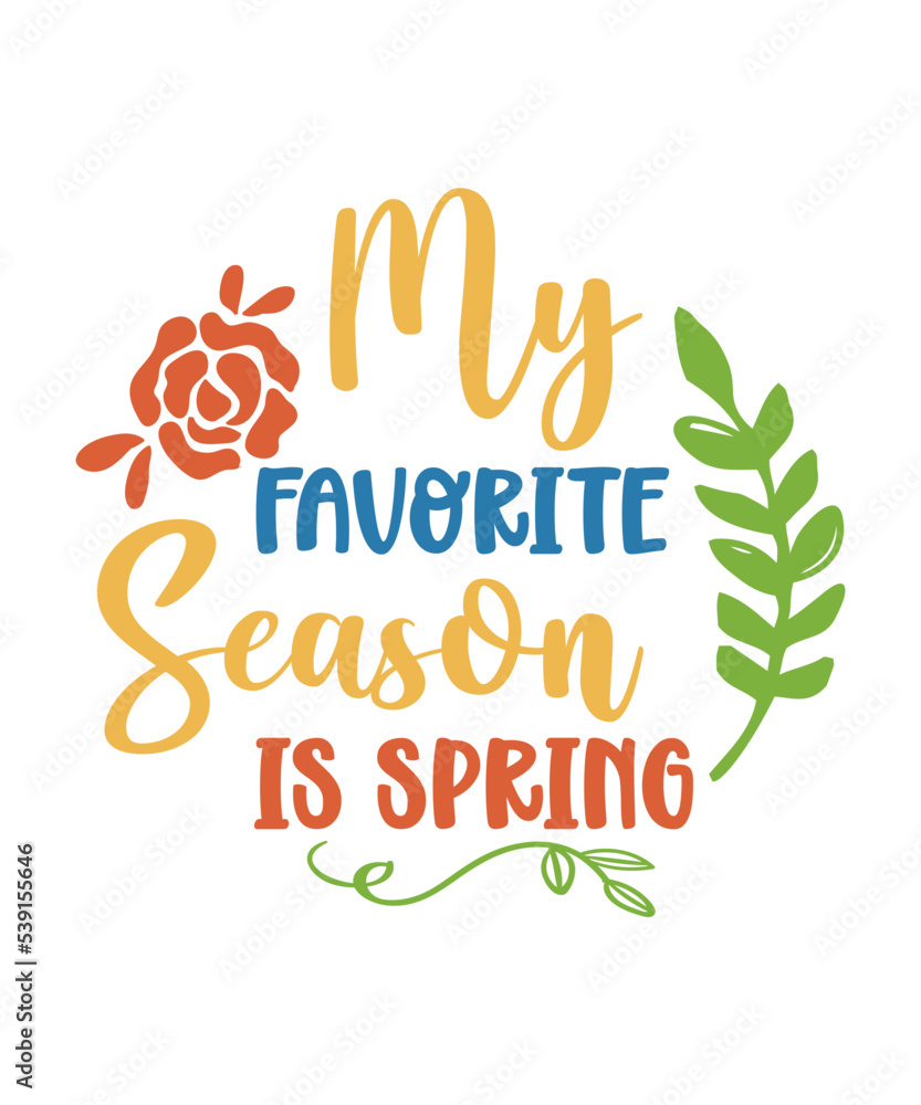 Spring svg bundle, Easter svg, Welcome spring svg, Flower svg, Spring ...