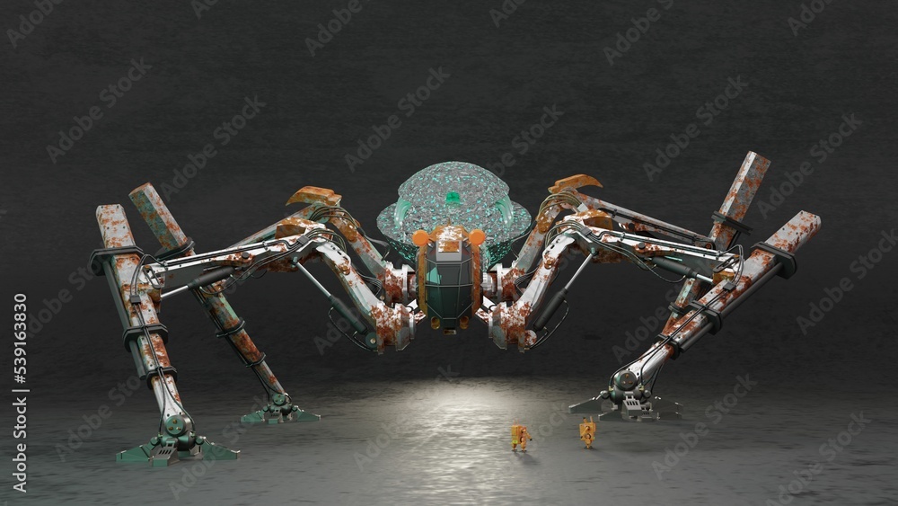 Super spider 3d Model blender 3D artwork.3D rendering.3D illustration ...