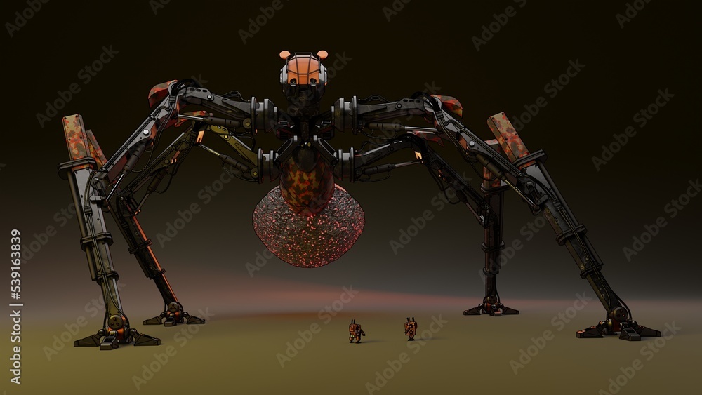 Super spider 3d Model blender 3D artwork.3D rendering.3D illustration ...