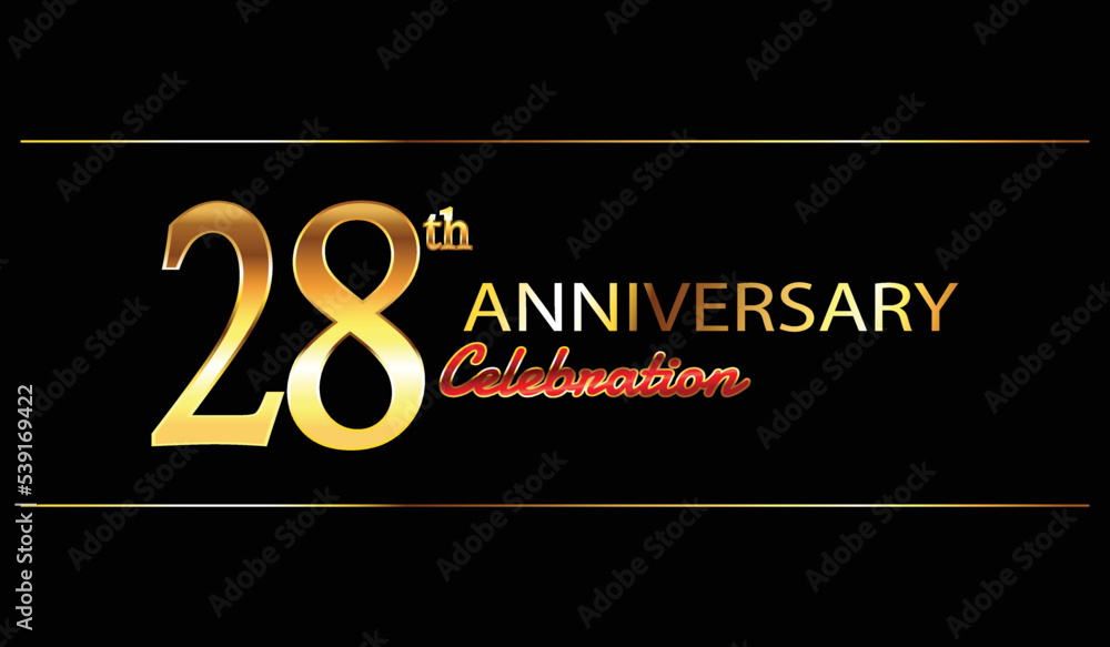 28 anniversary background. 28th anniversary celebration. 28 year ...