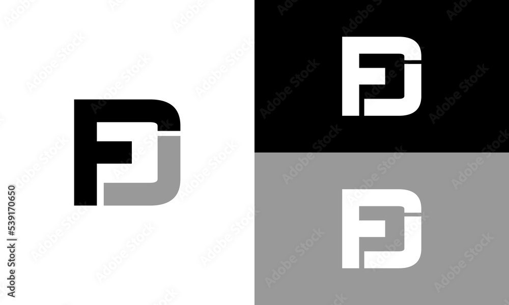 letter fd logo design Stock Vector | Adobe Stock