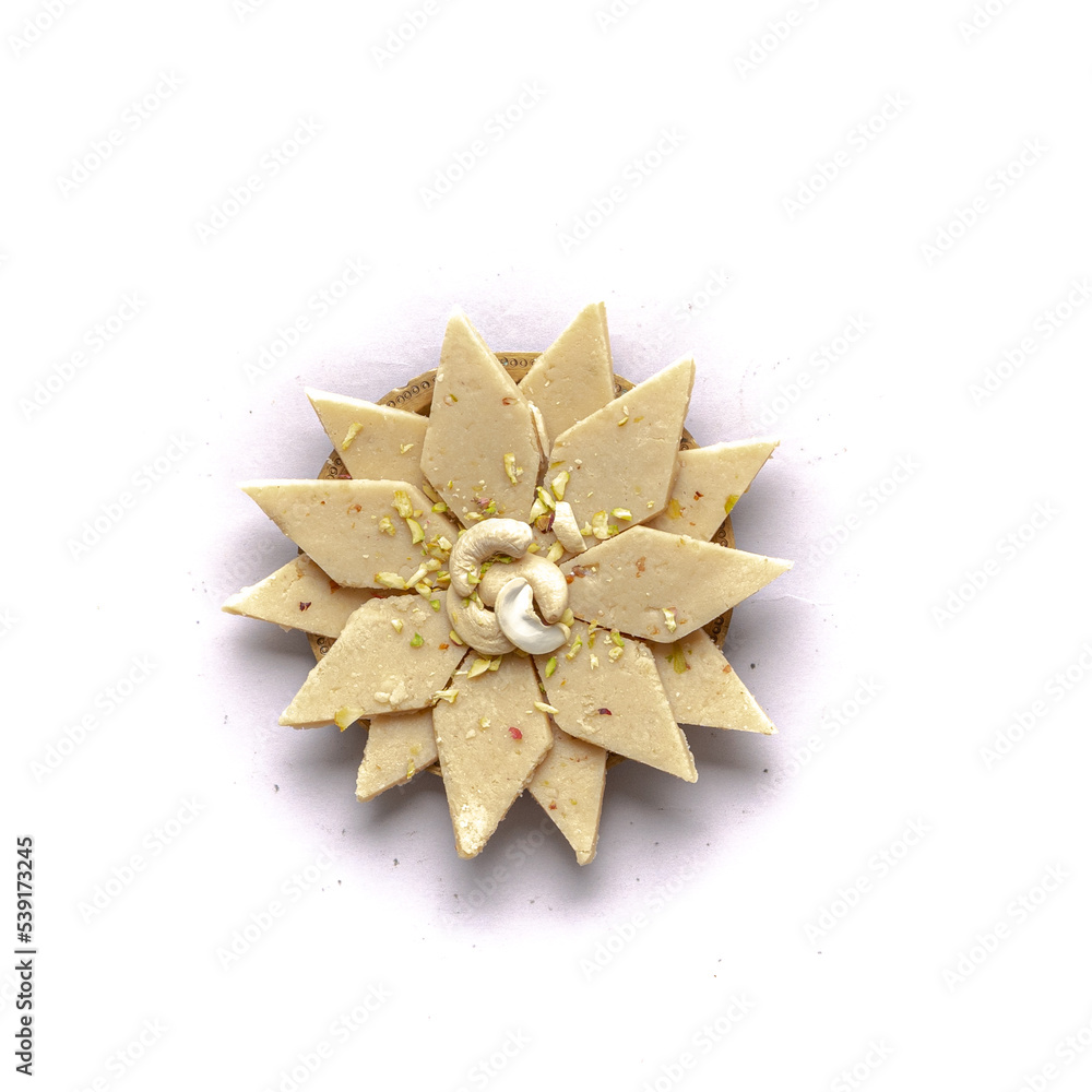 Kaju Katli is a traditional Indian Diamond shaped sweet or Mithai made ...