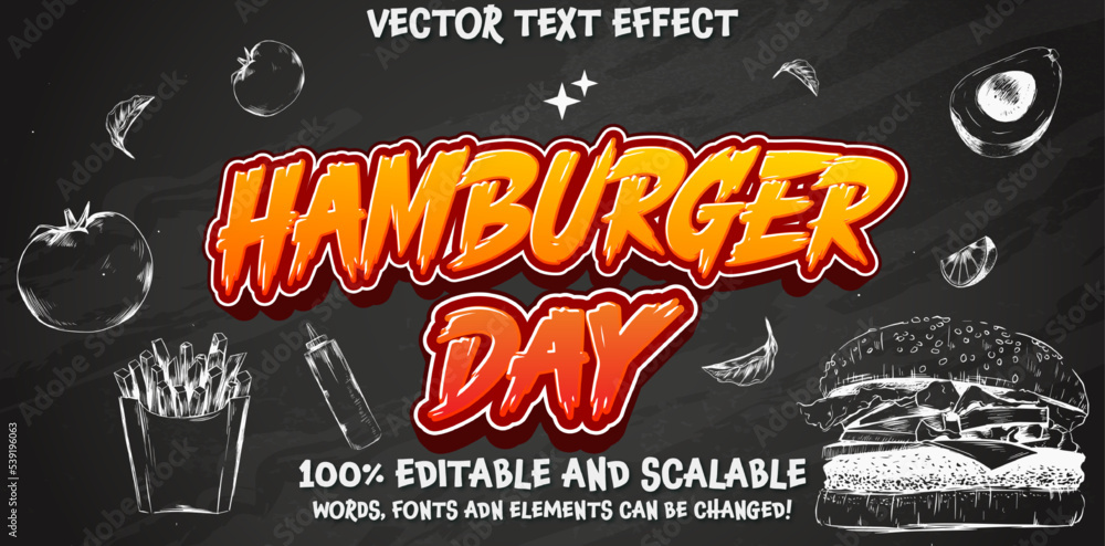 National hamburger day text. May 28 vector ilustration, suitable for ...
