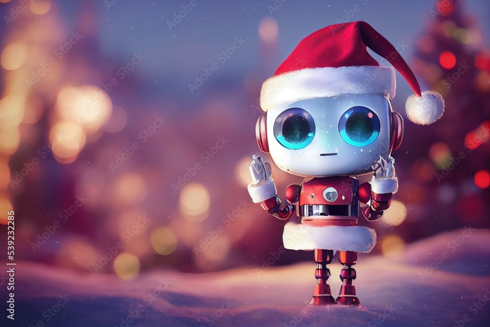 Robotic Santa Claus - A modern take on the traditional Santa character ...