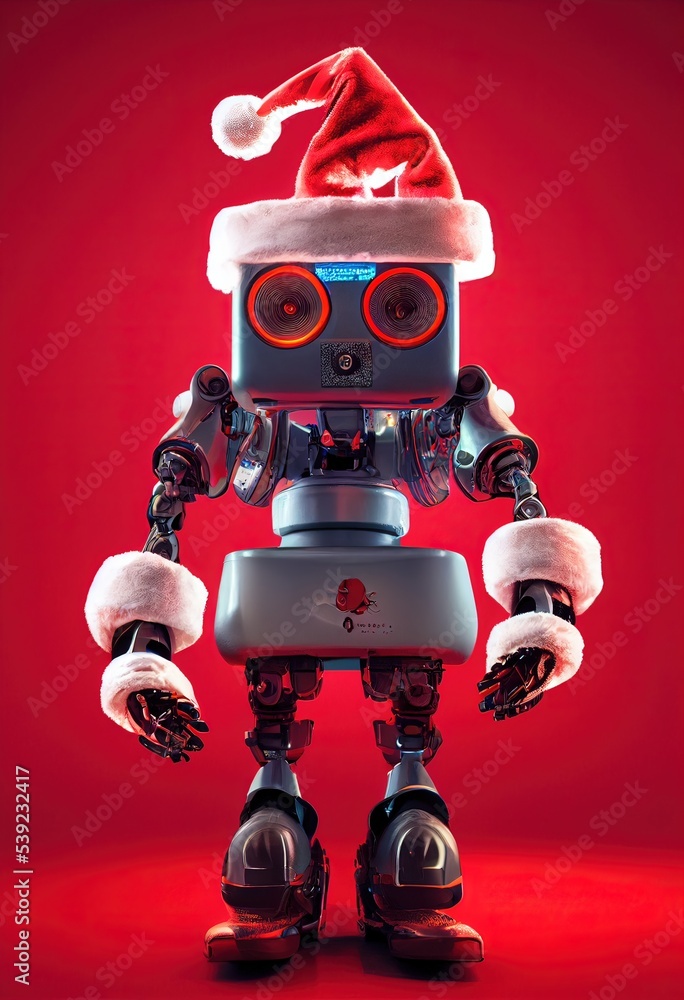 Robotic Santa Claus - A modern take on the traditional Santa character ...