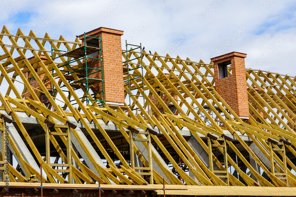 Replacement and strengthening of wooden roof structures of a historic ...