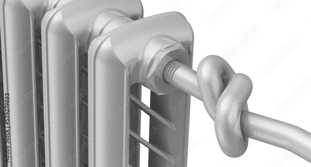 The problem with heating housing. Section of a cast iron heating ...