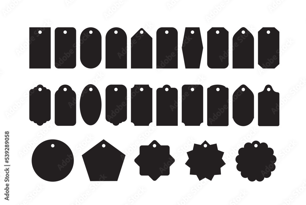 Tags Bundle SVG, Tag SVG, Tags Template, Gift Tags, Gift Label SVG ...