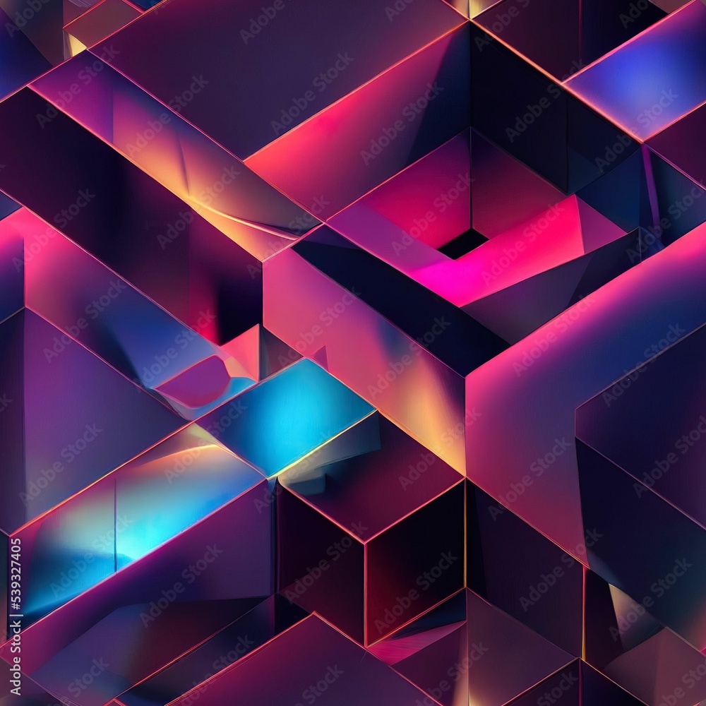 Seamless tech sci-fi pattern texture illustration repeating background ...