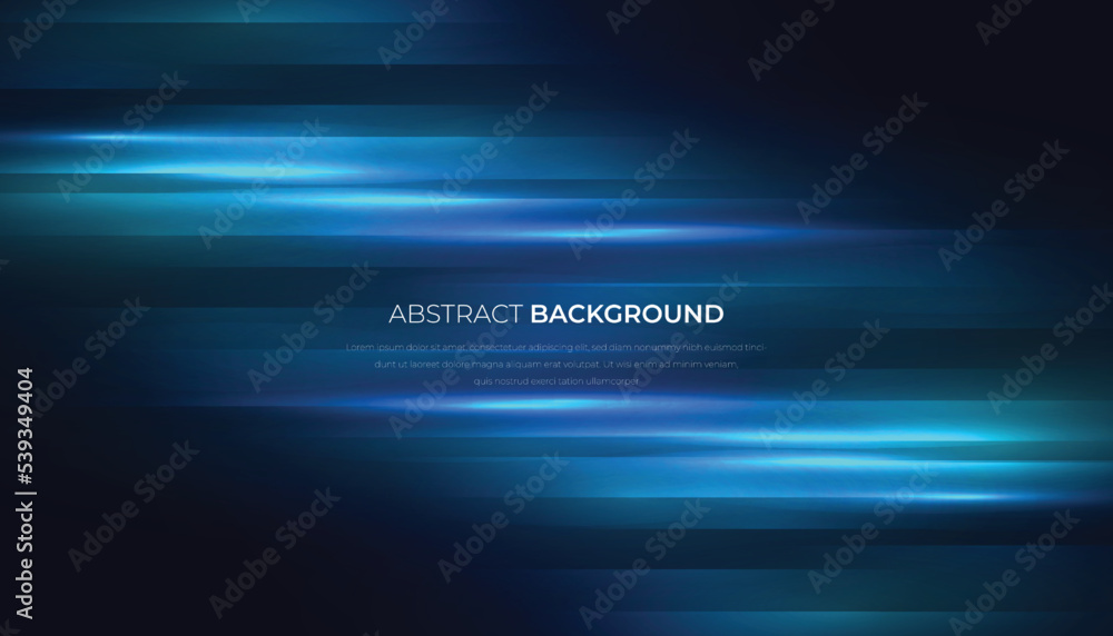 Abstract Blue Technology Futuristic Background with Blur Light Effect ...