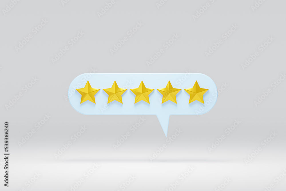 5 star in speech bubble, customer service rate feedback, rating speech ... 5 star in speech bubble, customer service rate feedback, rating speech ...