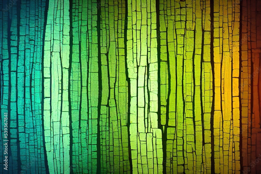 abstract green bark background of a tree in the forest with relief ...