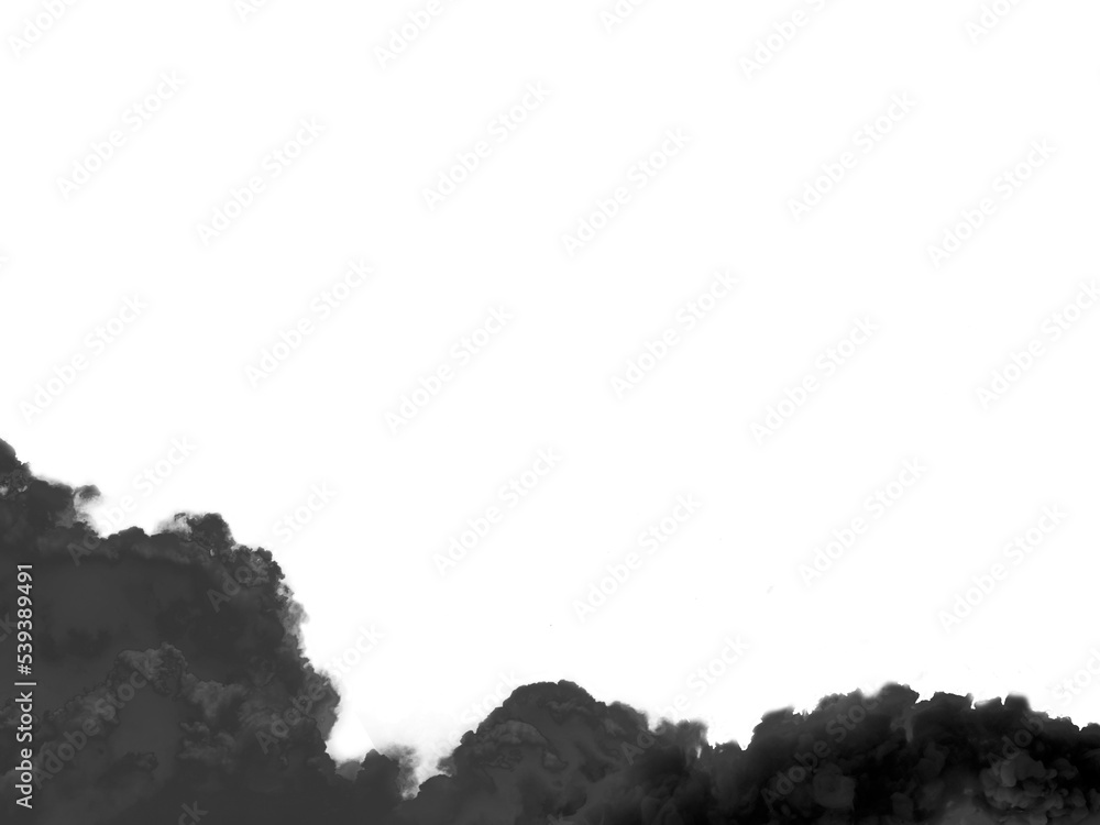 Dark Smoke bomb overlay, Photoshop smoke Bombs, black color smoke ...