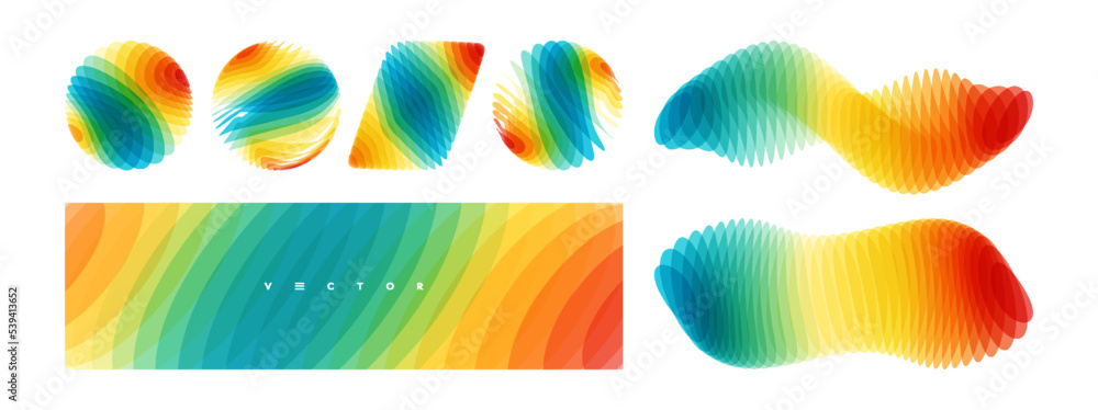 Sphere. Abstract digital wave with dynamic effect. Wavy background. Modern screen design for ...