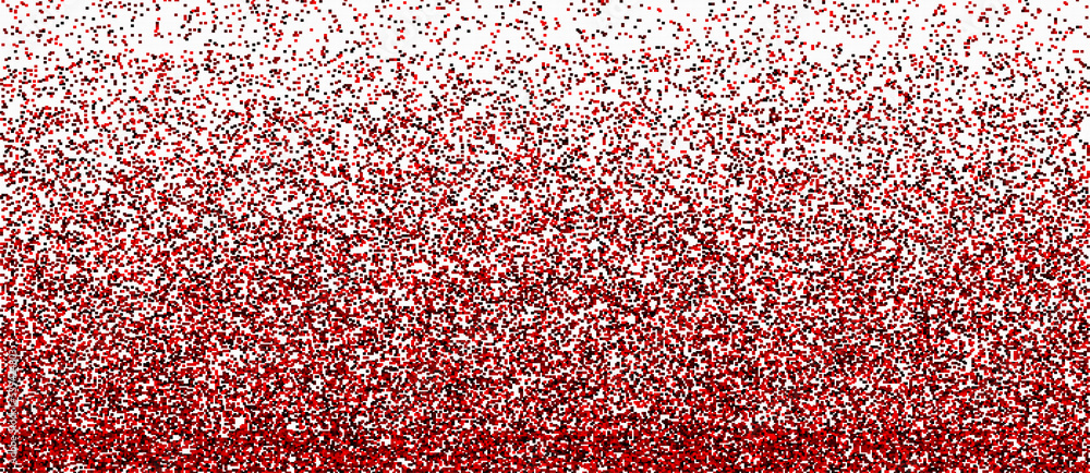 Fading pixel pattern background.Red and white pixel background. Vector ...