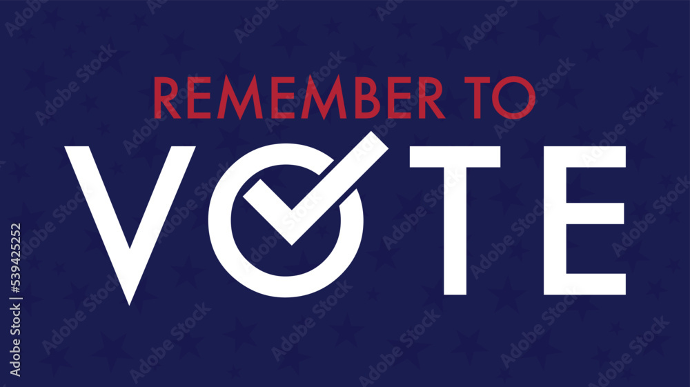 Remember to vote, Voting Symbols vector design. template Elections ...
