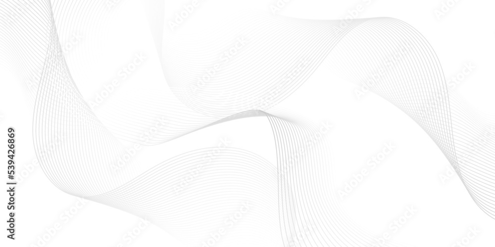Abstract white paper wave background and abstract gradiant and white wave curve lines banner ...
