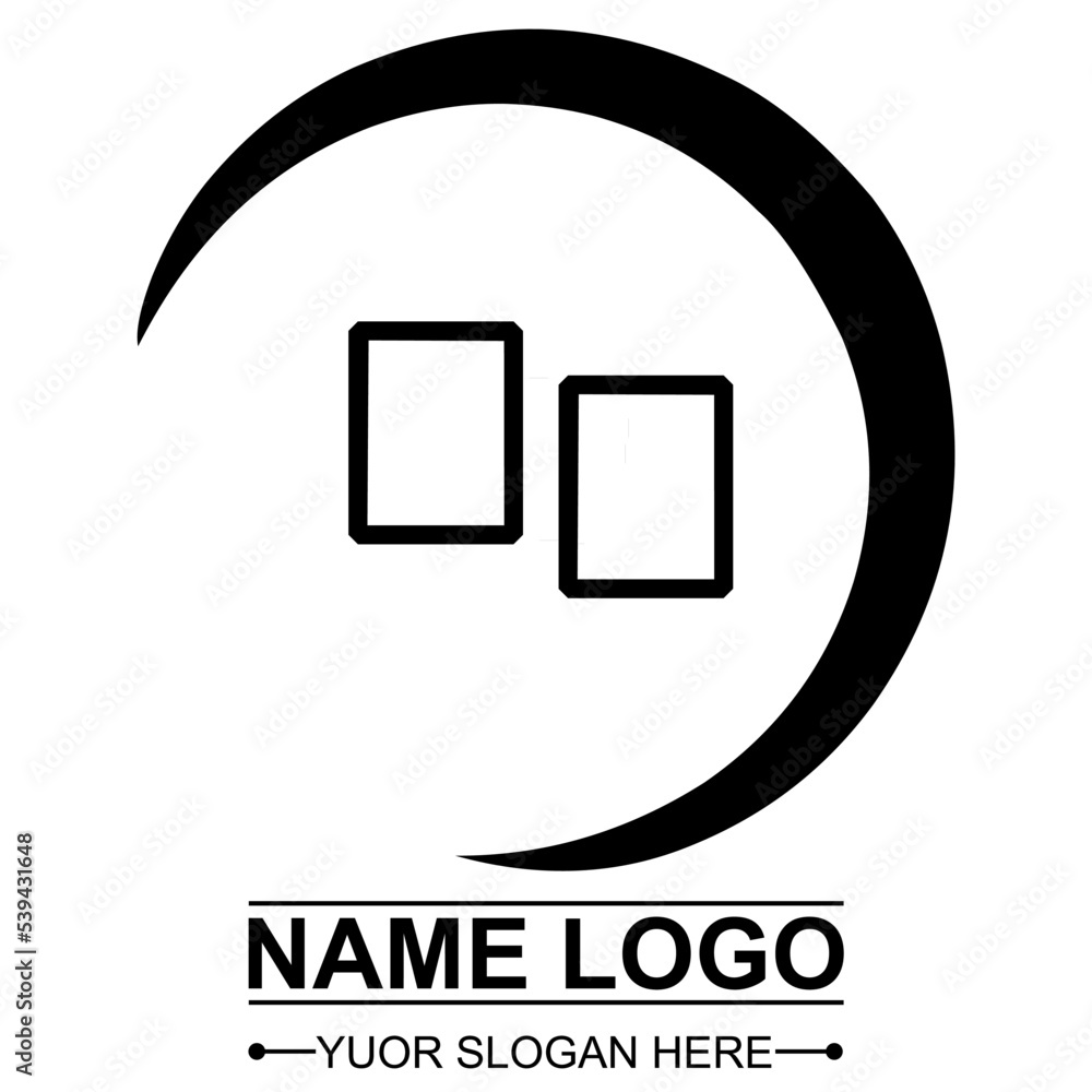 Black Vector Logo, You Can Change The Color As You Like. Isolated White ...