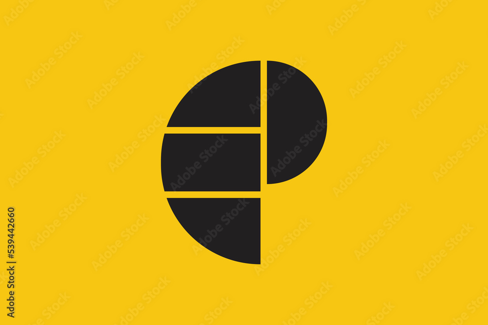 Minimal EP logo. Icon of a PE letter on a luxury background. Logo idea ...