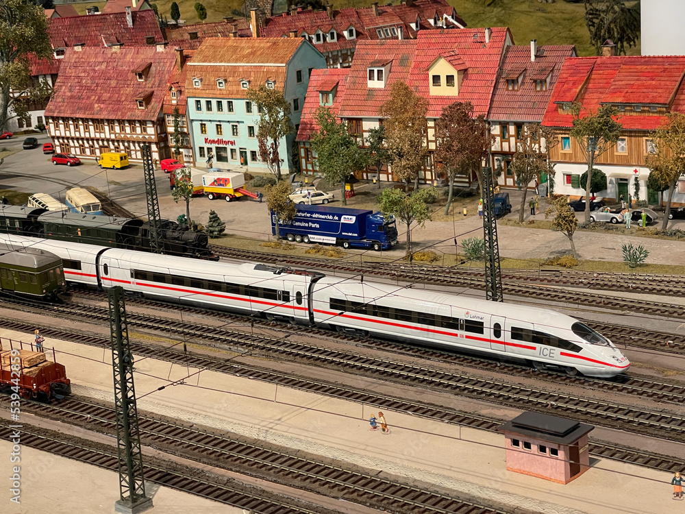 DRESDEN, GERMANY - September 24, 2021:The Dresden Transport Museum ...