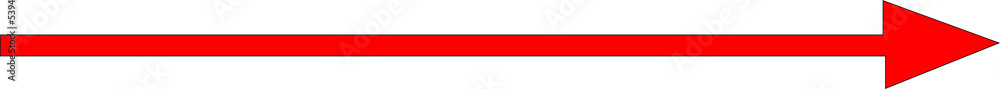 straight red arrow png file type Stock Illustration | Adobe Stock