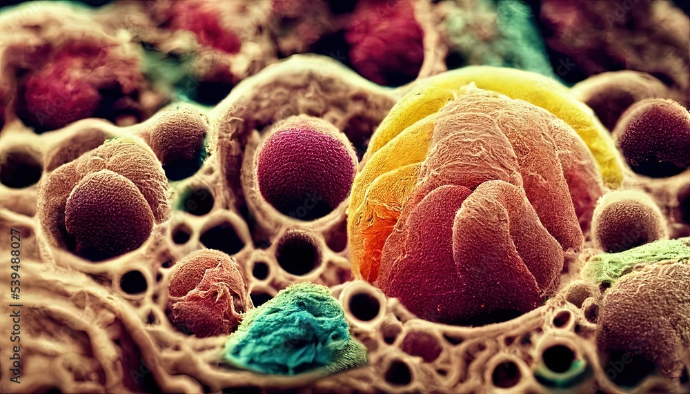 Microscopic Images Of Human Body